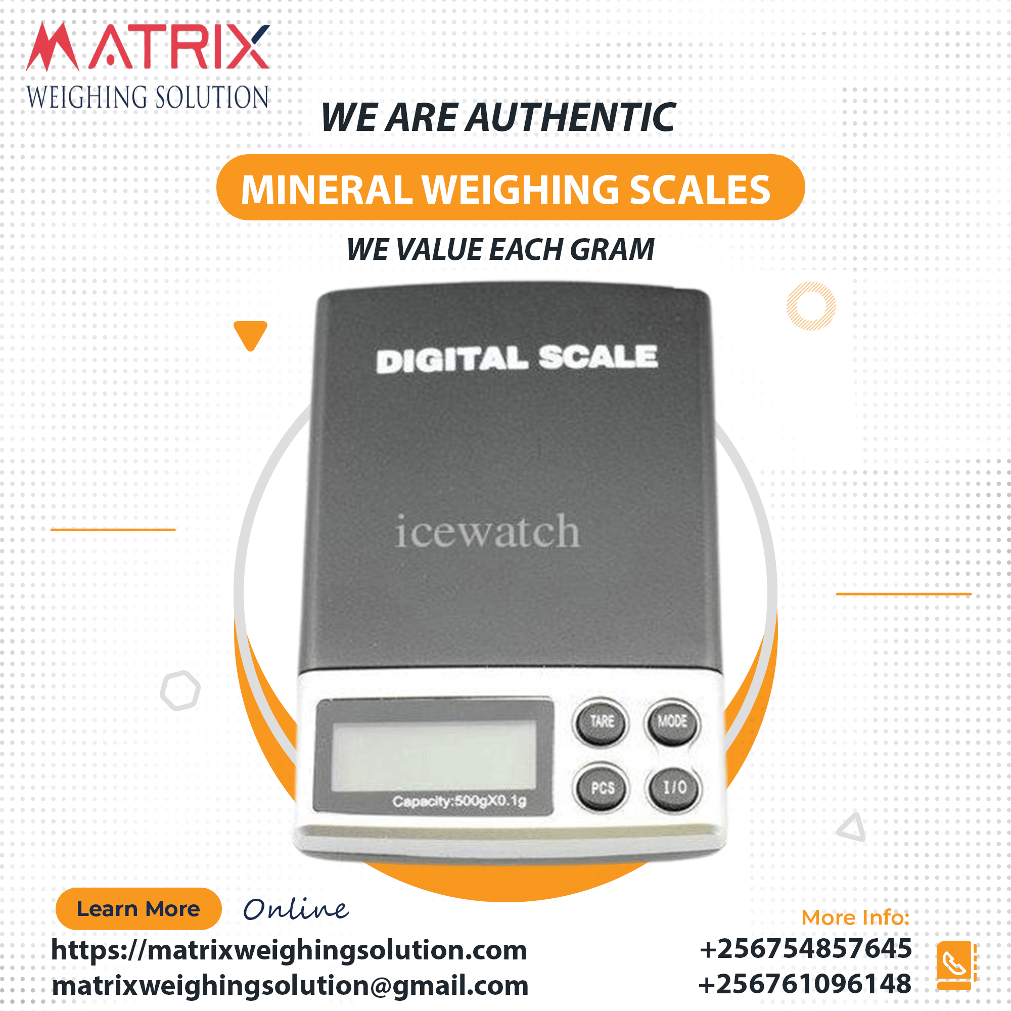 Miniature Gold Scale - Matrix Weighing Solutions