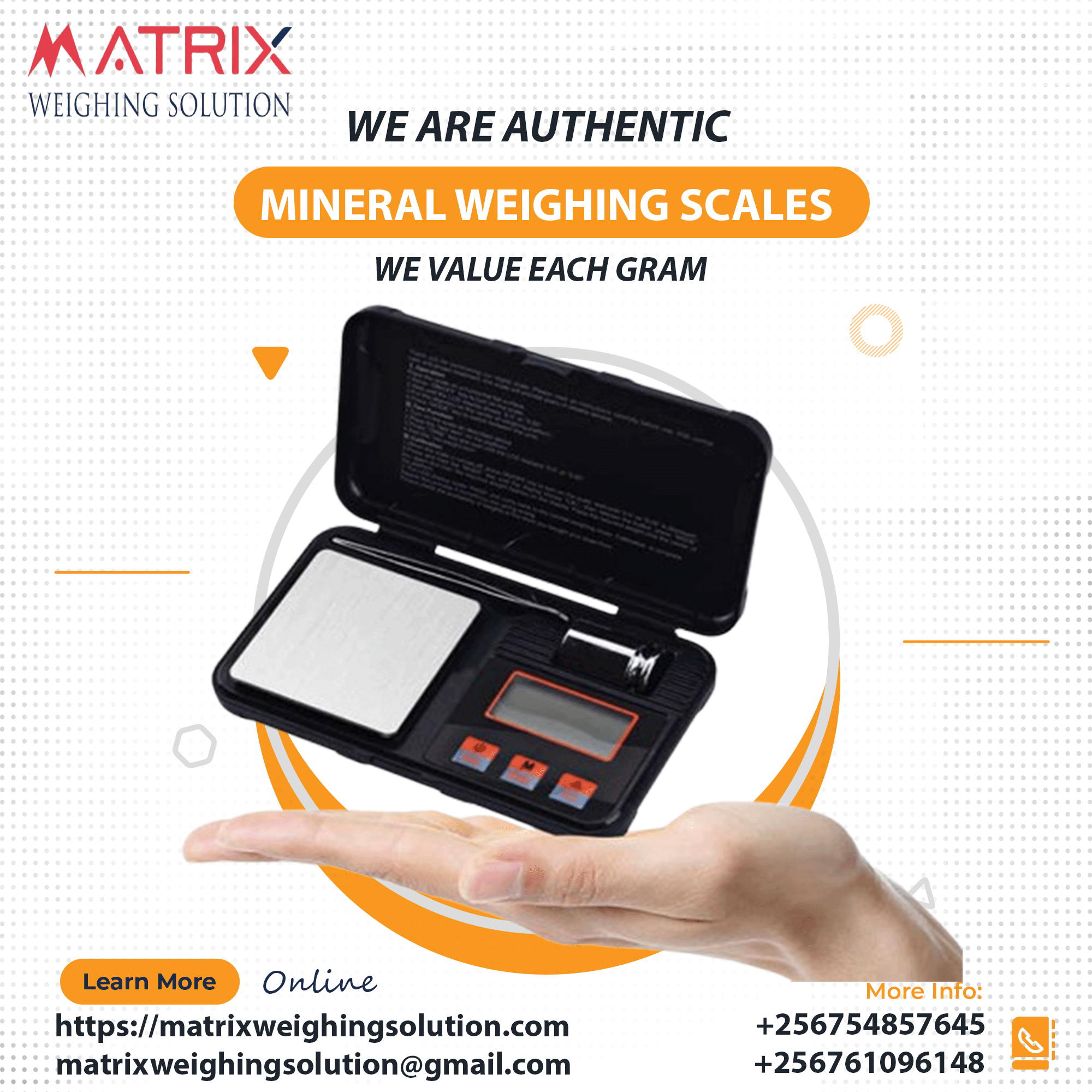 Portable Gem Scale - Matrix Weighing Solutions